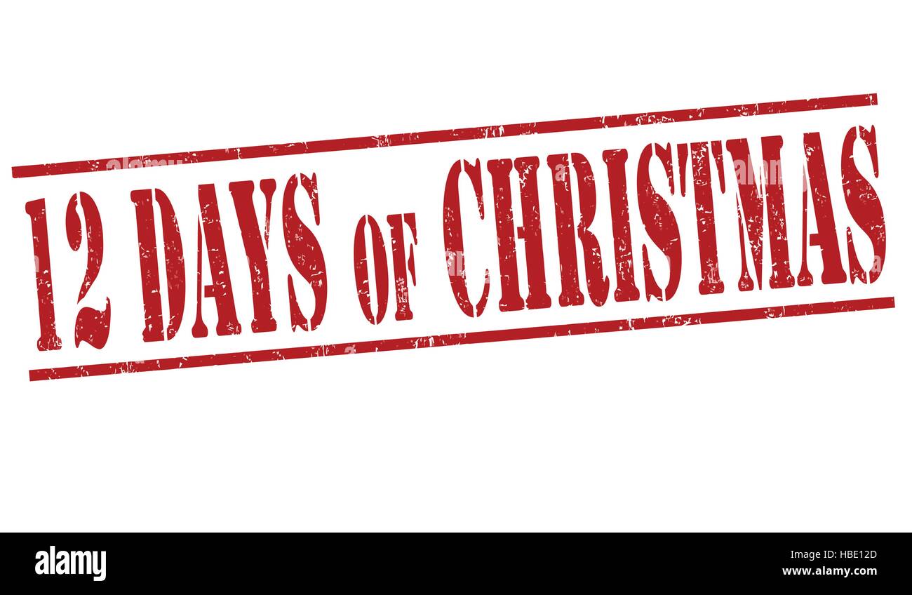 12 days of christmas Banque d'images vectorielles - Alamy