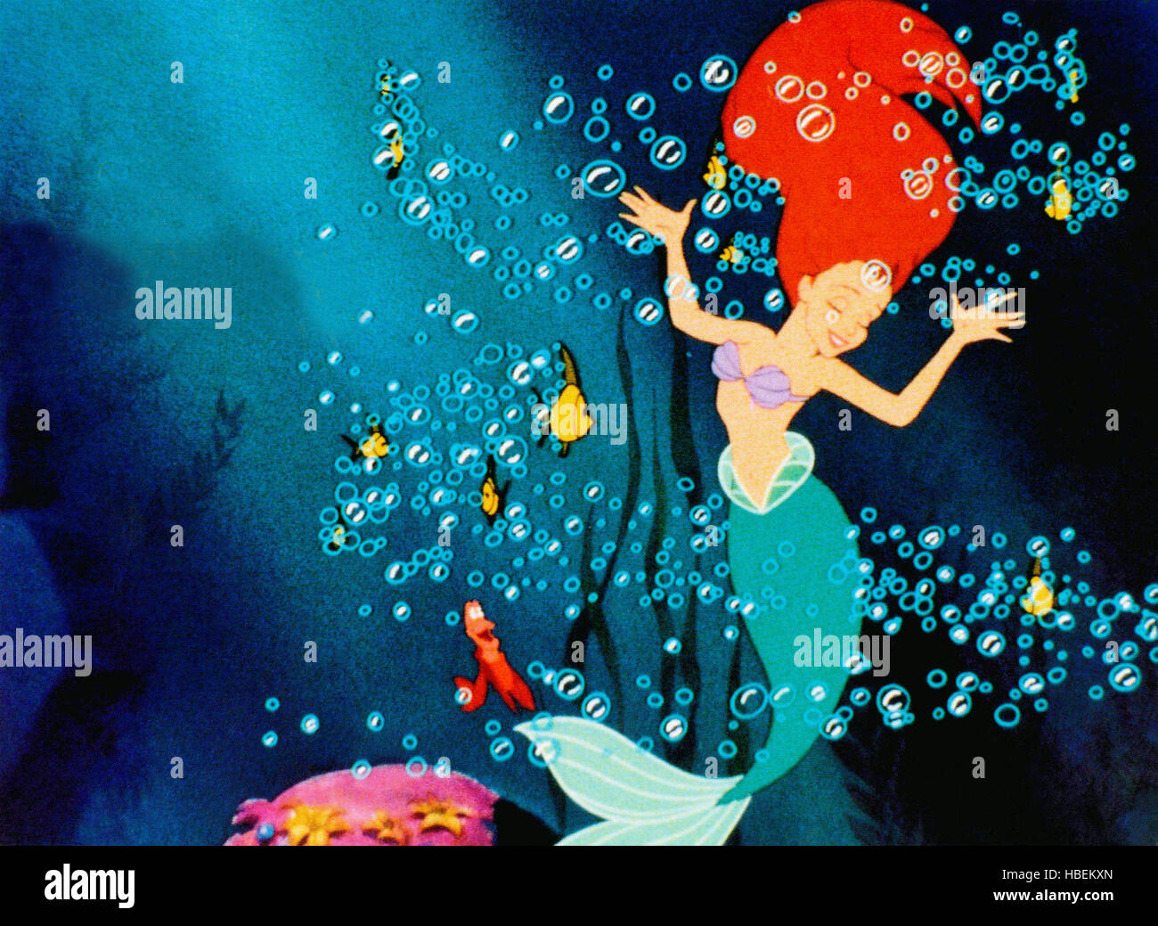 La Petite Sirène, Ariel (droite), 1989, © Walt Disney/avec la ...