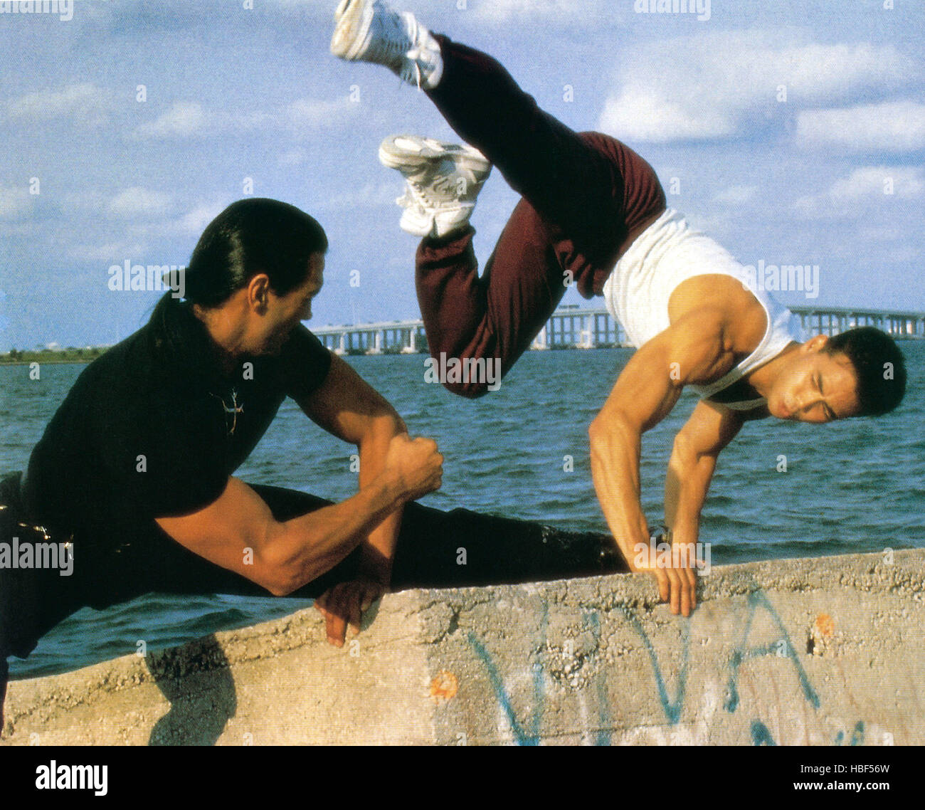 Seuls les plus forts, de gauche : Paco Prieto, Mark Dacascos, 1993, TM ...