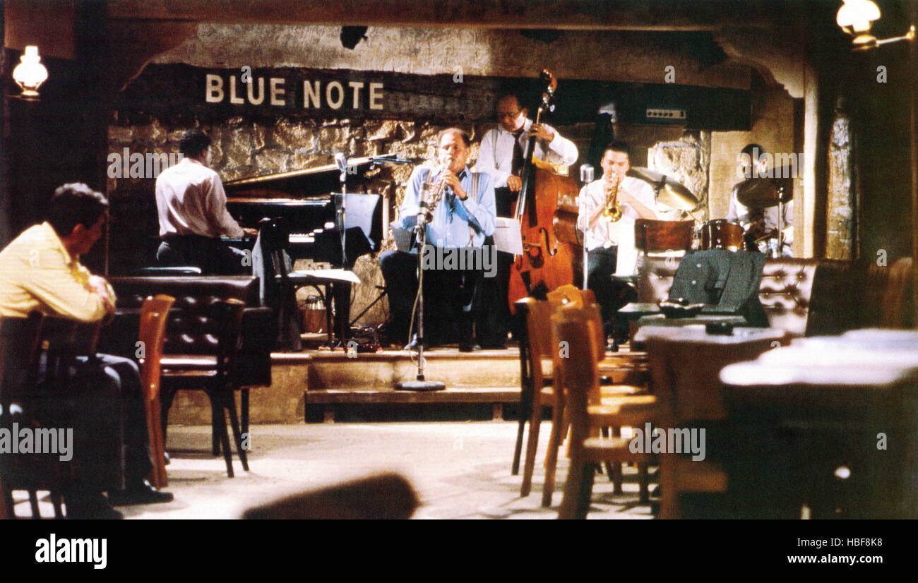 'ROUND MIDNIGHT, François Cluzet (à gauche), Herbie Hancock (piano ...