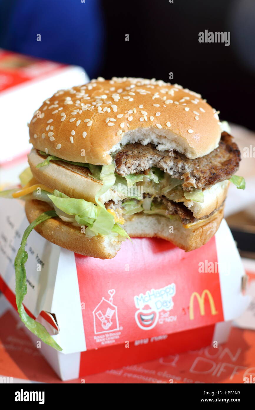 Mcdonalds Bigmac Banque d'image et photos - Alamy