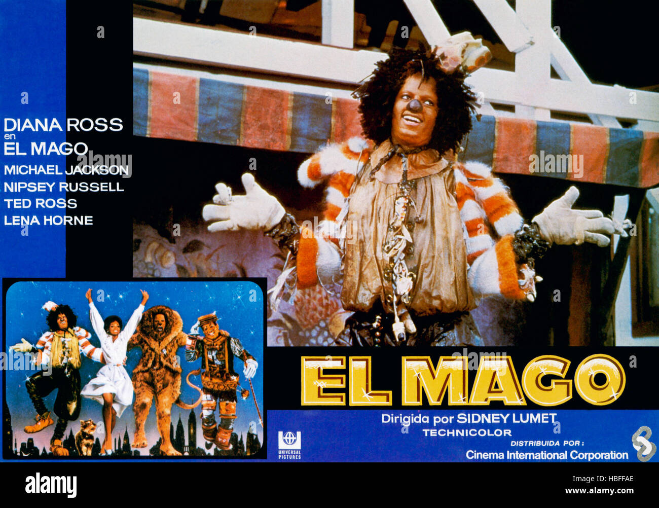 La WIZ, (aka EL MAGO), en bas de gauche à droite : Michael Jackson ...