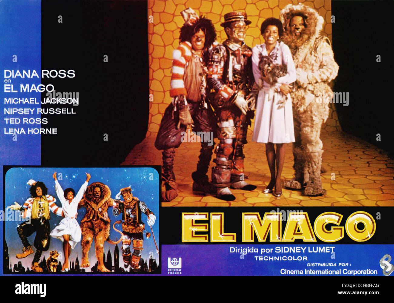 La WIZ, (aka EL MAGO), en bas de gauche à droite : Michael Jackson ...