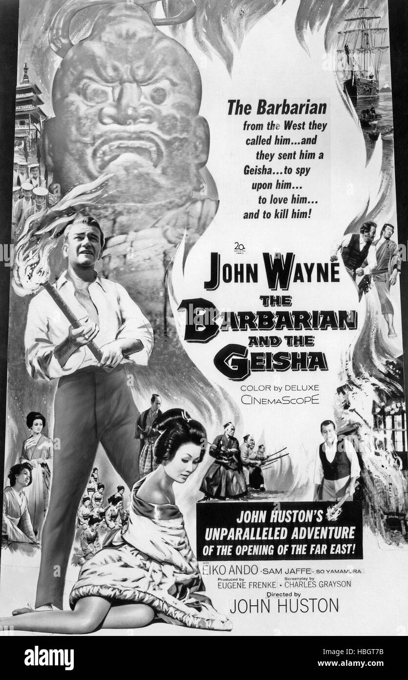 Le barbare et la geisha, John Wayne, Eiko Ando, 1958, (c) 20th Century Fox, TM & Copyright ...