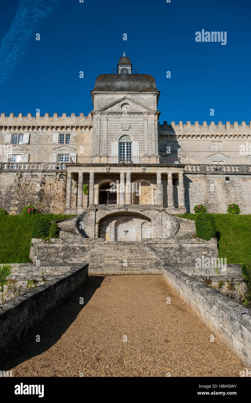Château de Vayres en Gironde, Aquitaine, France Photo Stock - Alamy