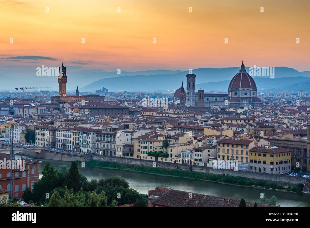 Toits de la ville de florence Banque de photographies et d’images à ...