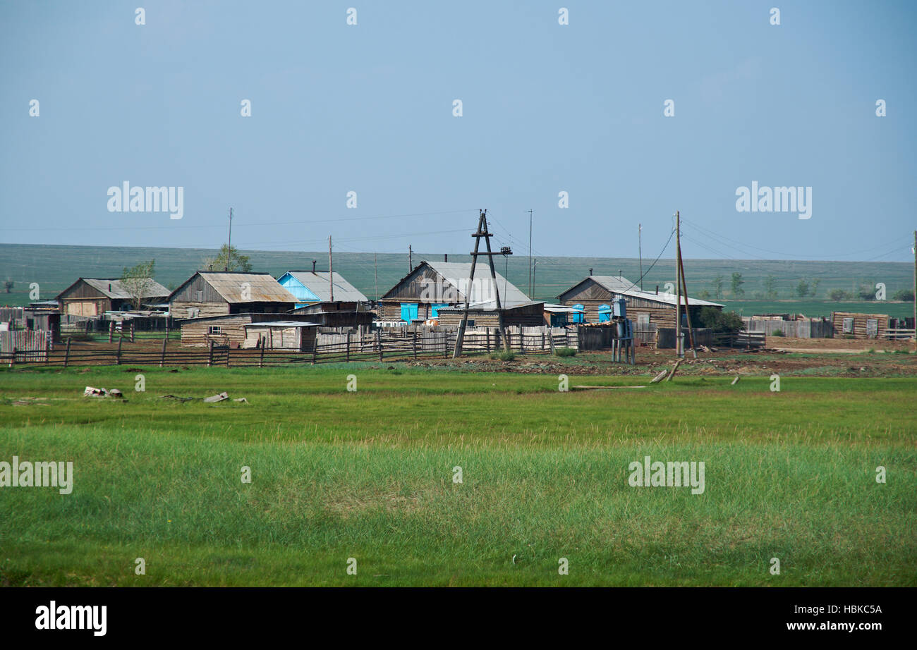 Buryat village Banque de photographies et d’images à haute résolution ...