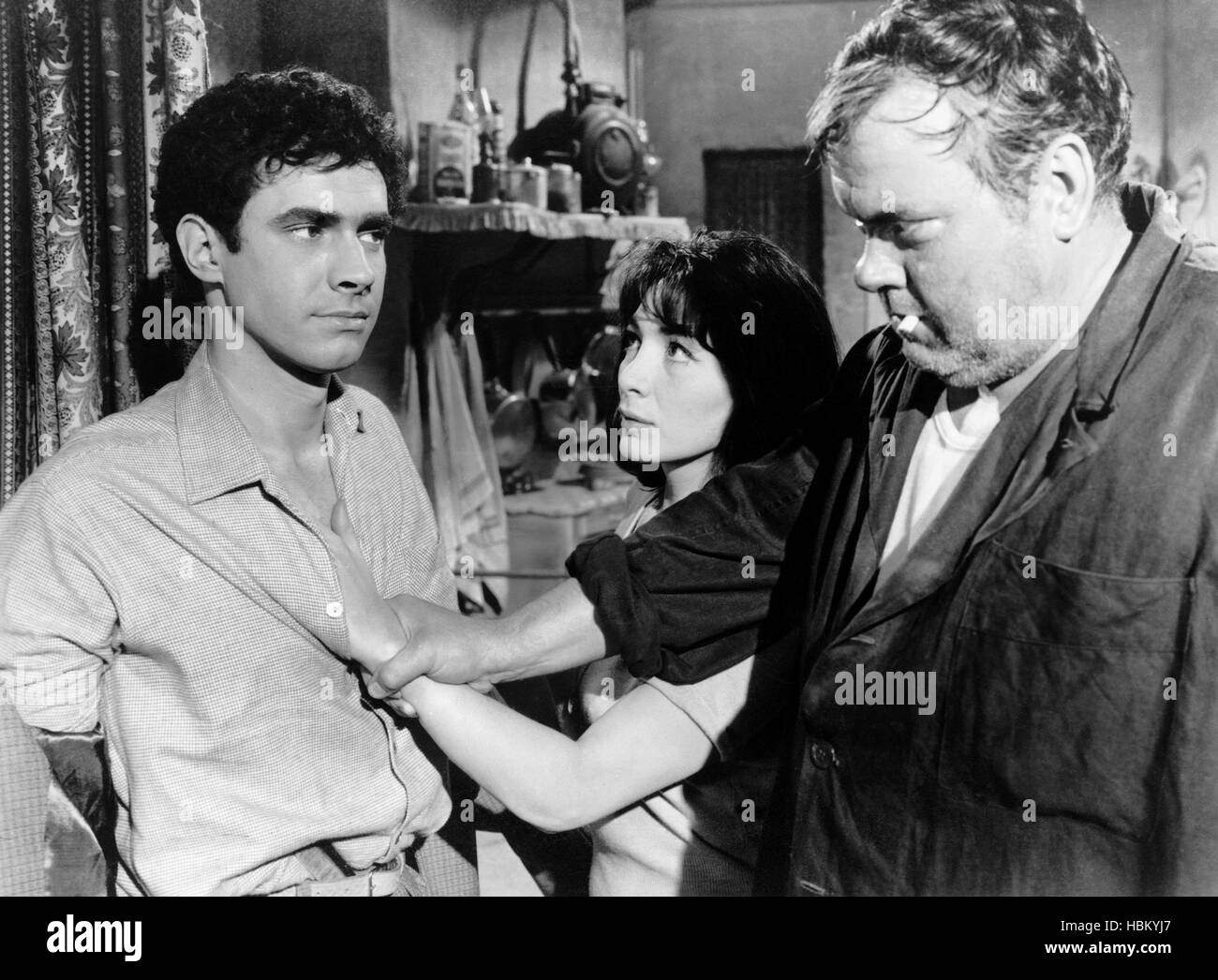 Fissure dans le miroir, de gauche, Bradford Dillman, Juliette Greco ...