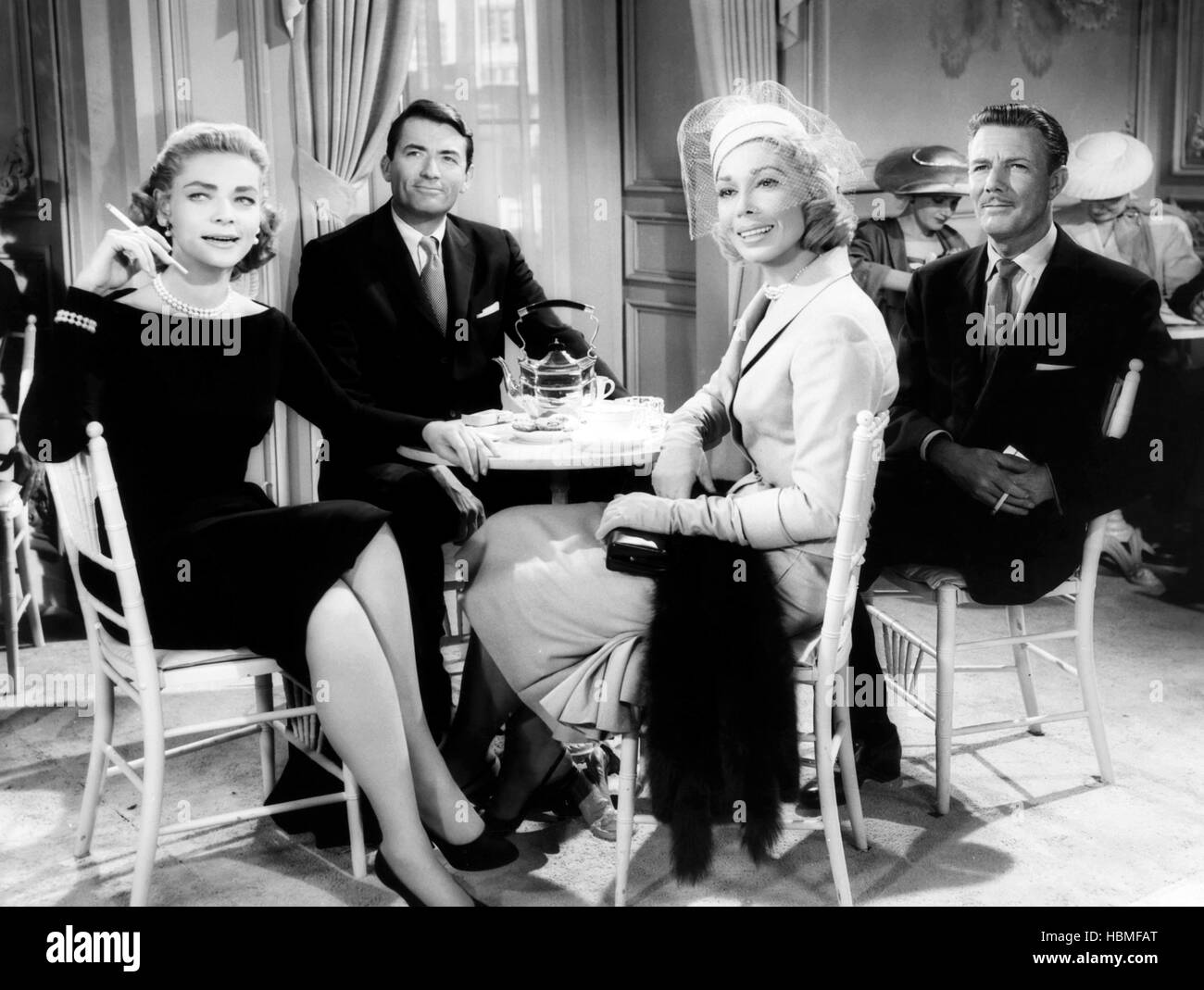 La conception de la femme, de gauche, Lauren Bacall, Gregory Peck ...