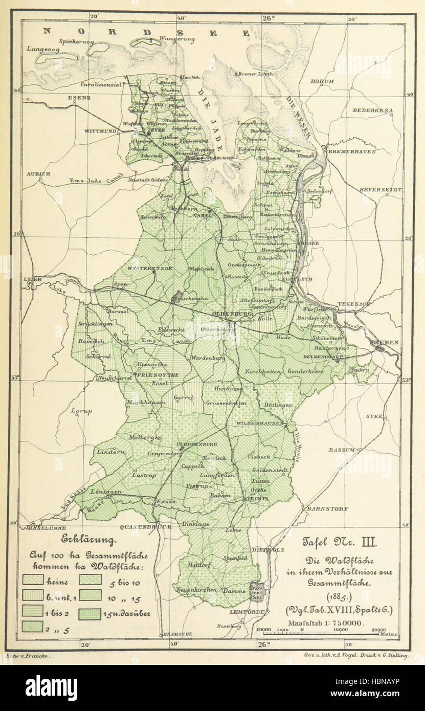 Map of oldenburg Banque de photographies et d’images à haute résolution ...