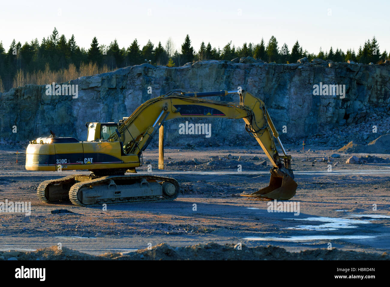 Pelleteuse Caterpillar Banque d'image et photos - Alamy