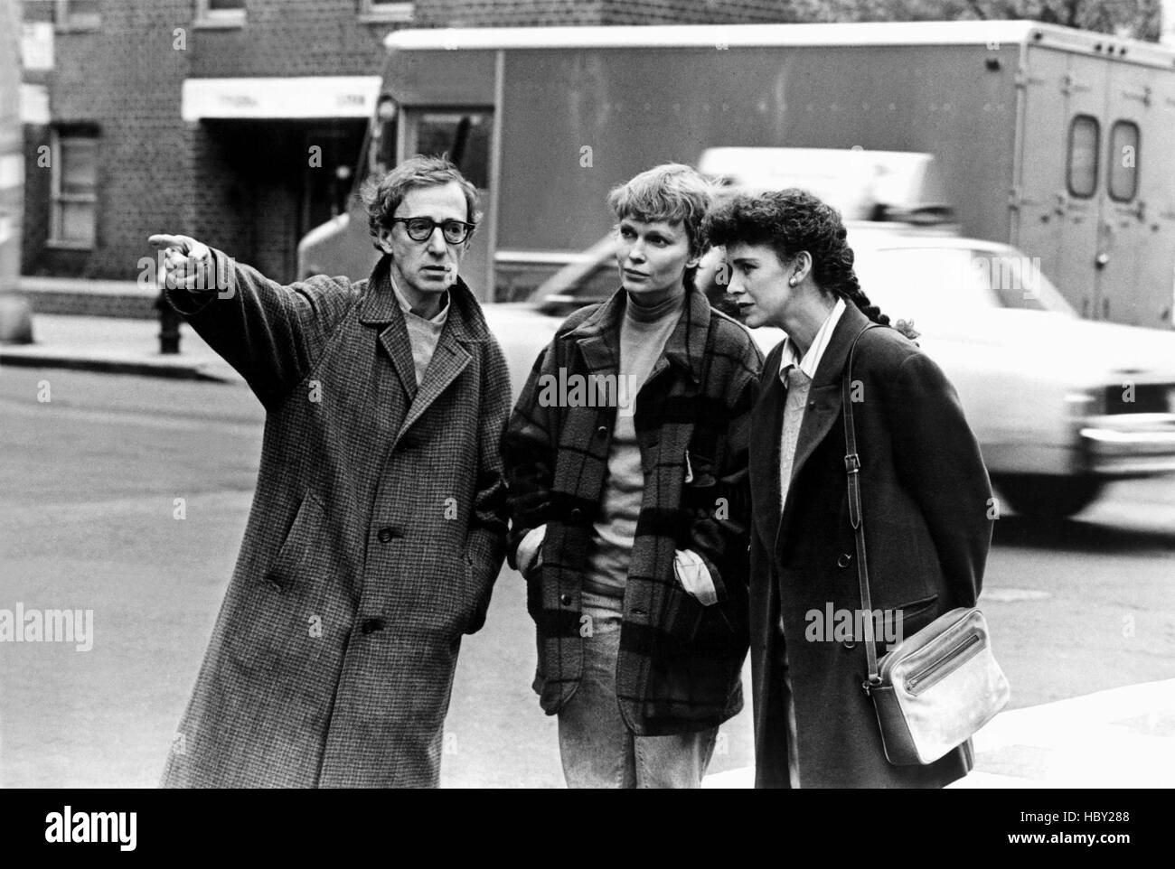 Maris et femmes, Woody Allen, Mia Farrow, Judy Davis, 1992, la mise en ...