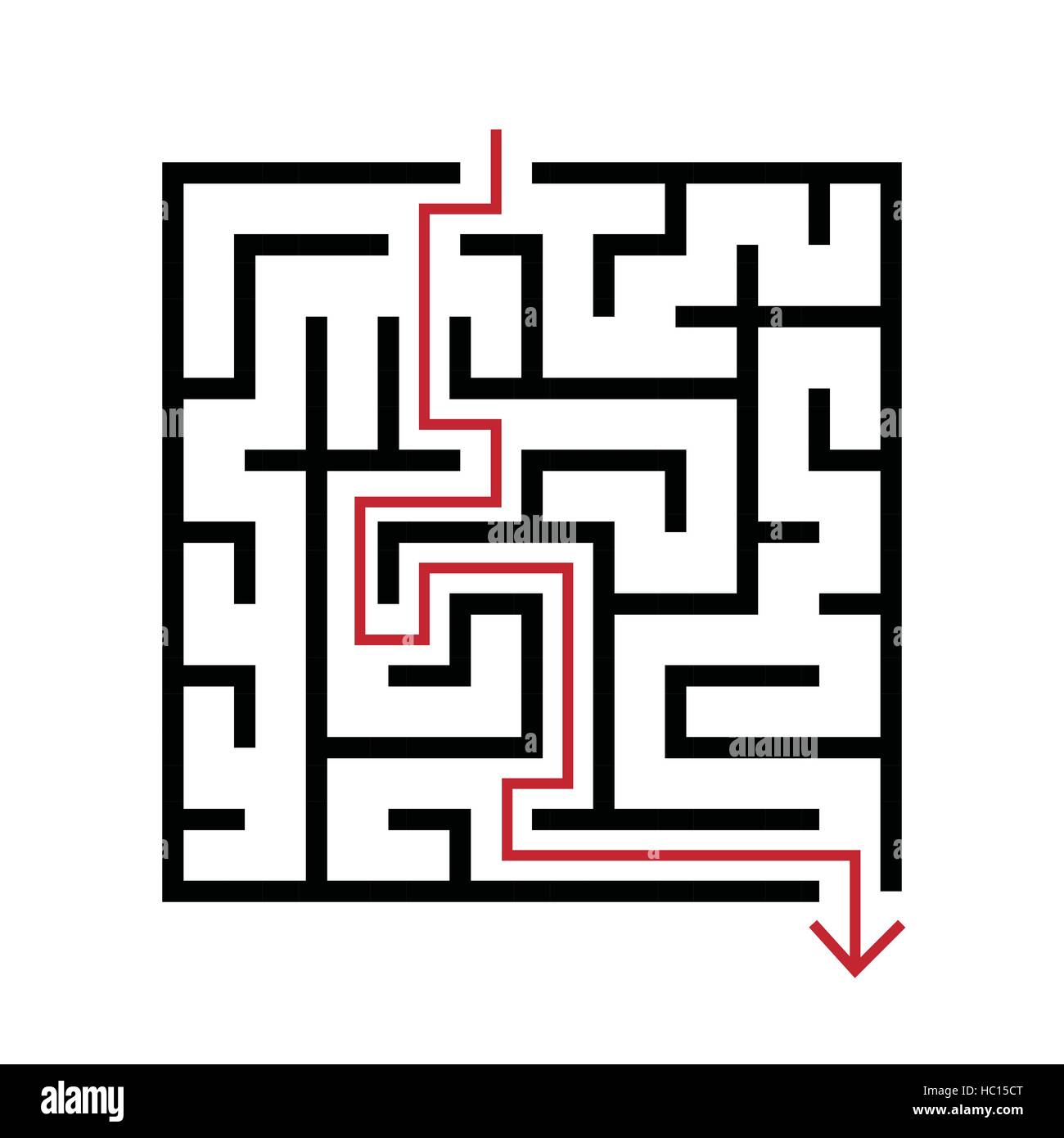 Labyrinthe Simple Banque d'image et photos - Alamy
