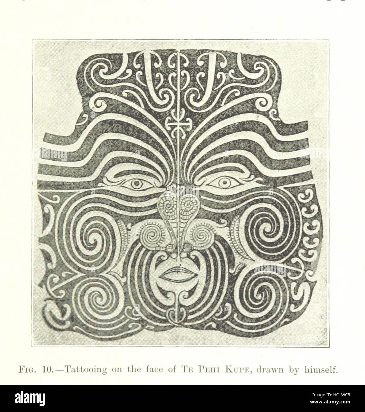Moko ; ou, le tatouage Maori ... ... Avec les illustrations, etc. Image ...