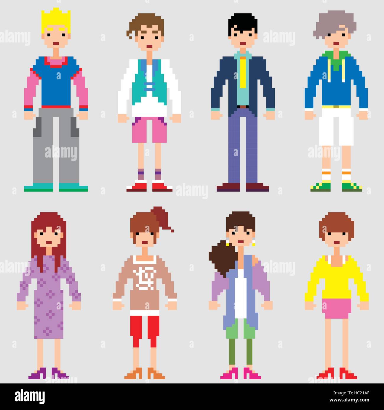 Pixel people Banque de photographies et d’images à haute résolution - Alamy