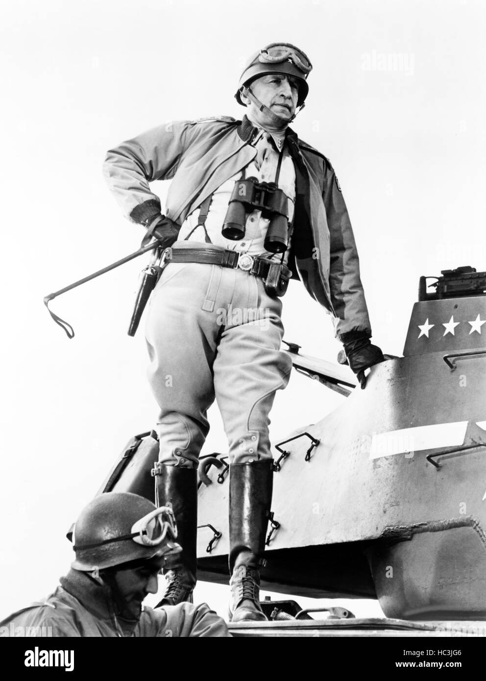 PATTON, George C. Scott (comme le général George S. Patton Jr.), 1970 ...