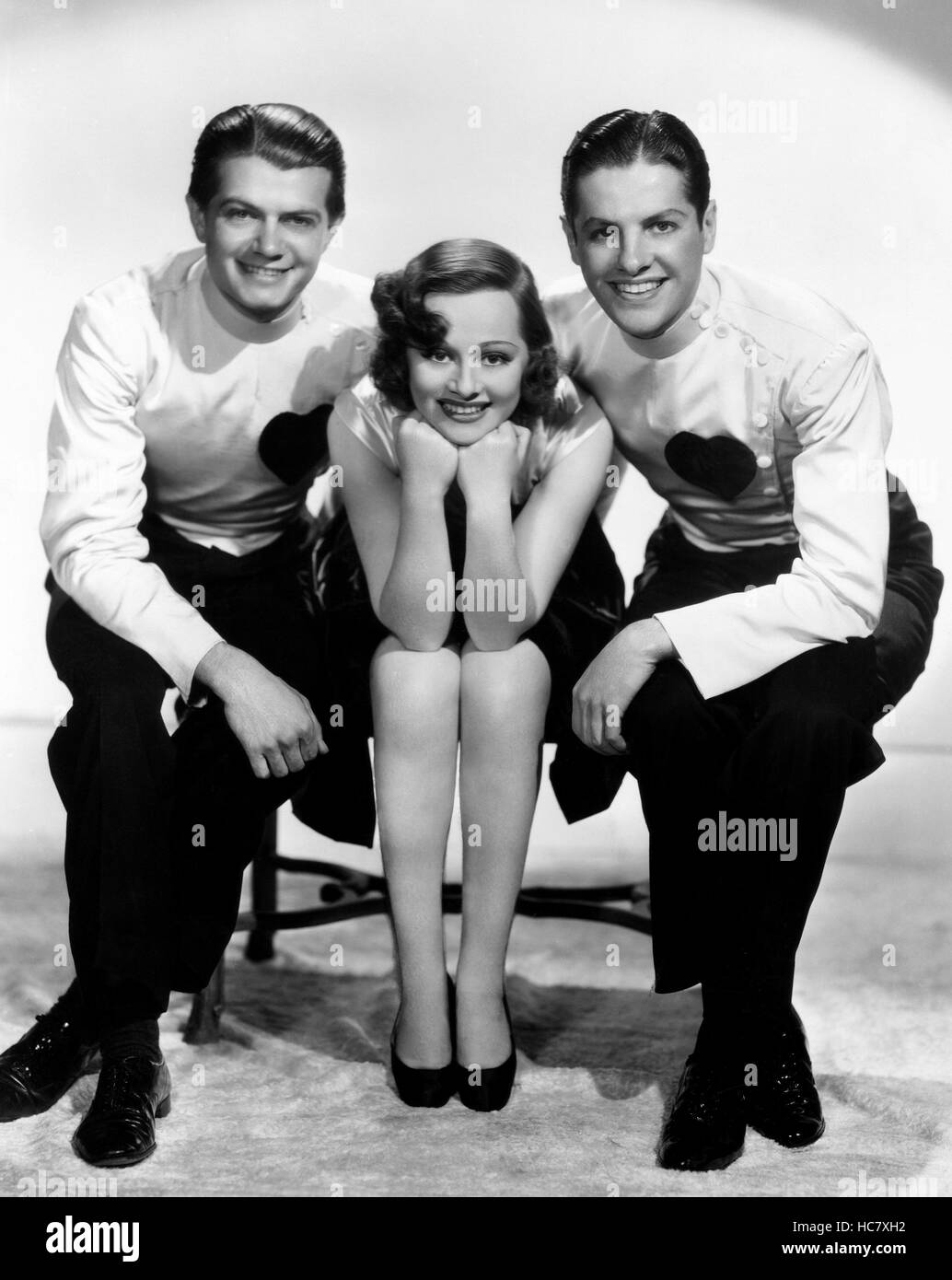 Trois hourras pour l'amour, de gauche, Louis Da Pron, Eleanore Whitney ...