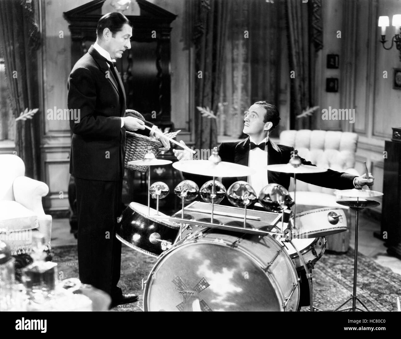 Merci, JEEVES, de gauche, Arthur Treacher, David Niven, 1936, TM et ...