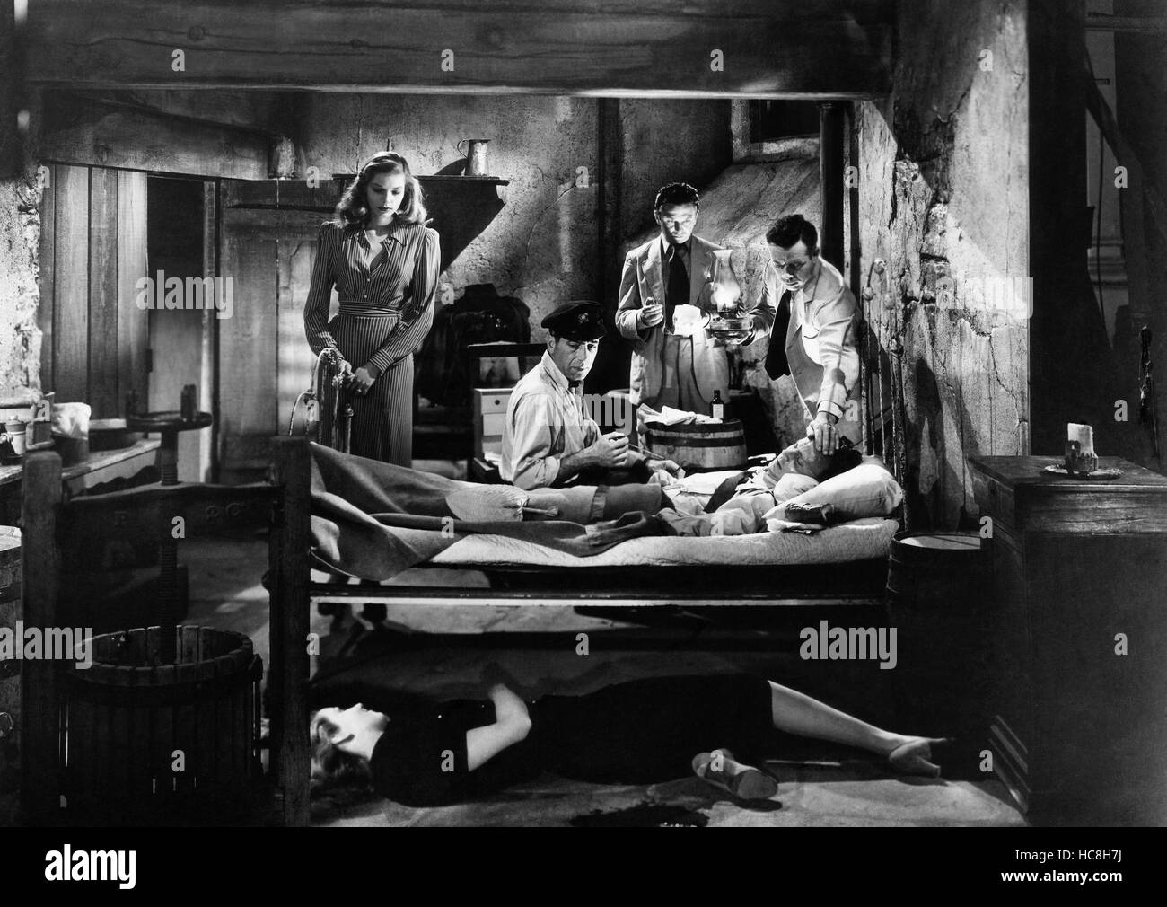 En avoir ou pas, Dolores Moran (sur le plancher), Lauren Bacall ...