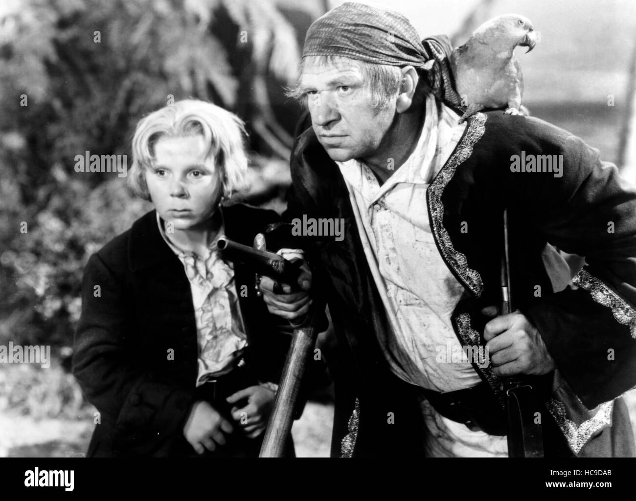 L'île au trésor, Jackie Cooper, Wallace Beery, 1934, pirate avec ...