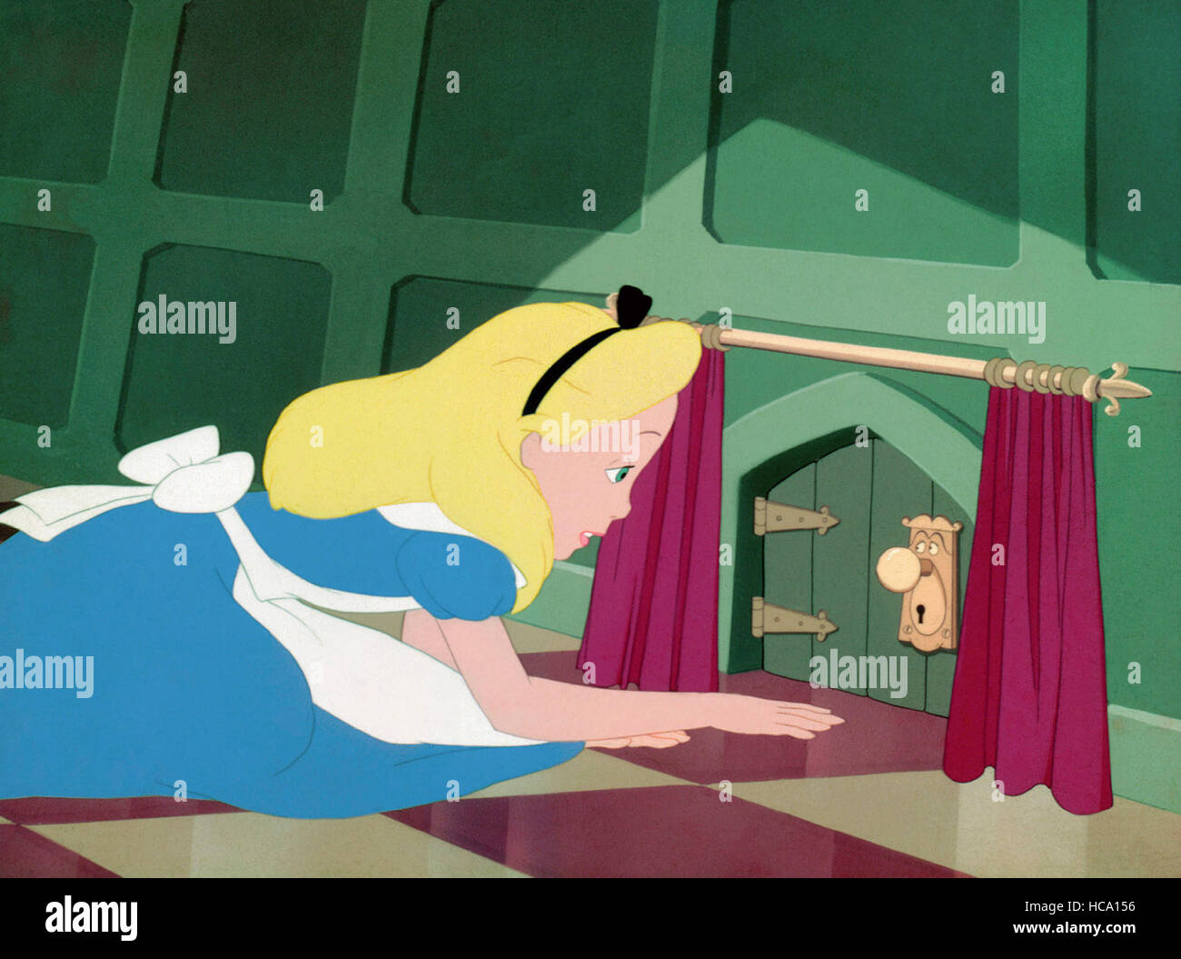 ALICE AU PAYS DES MERVEILLES, Alice in Wonderland, poignée de porte ...