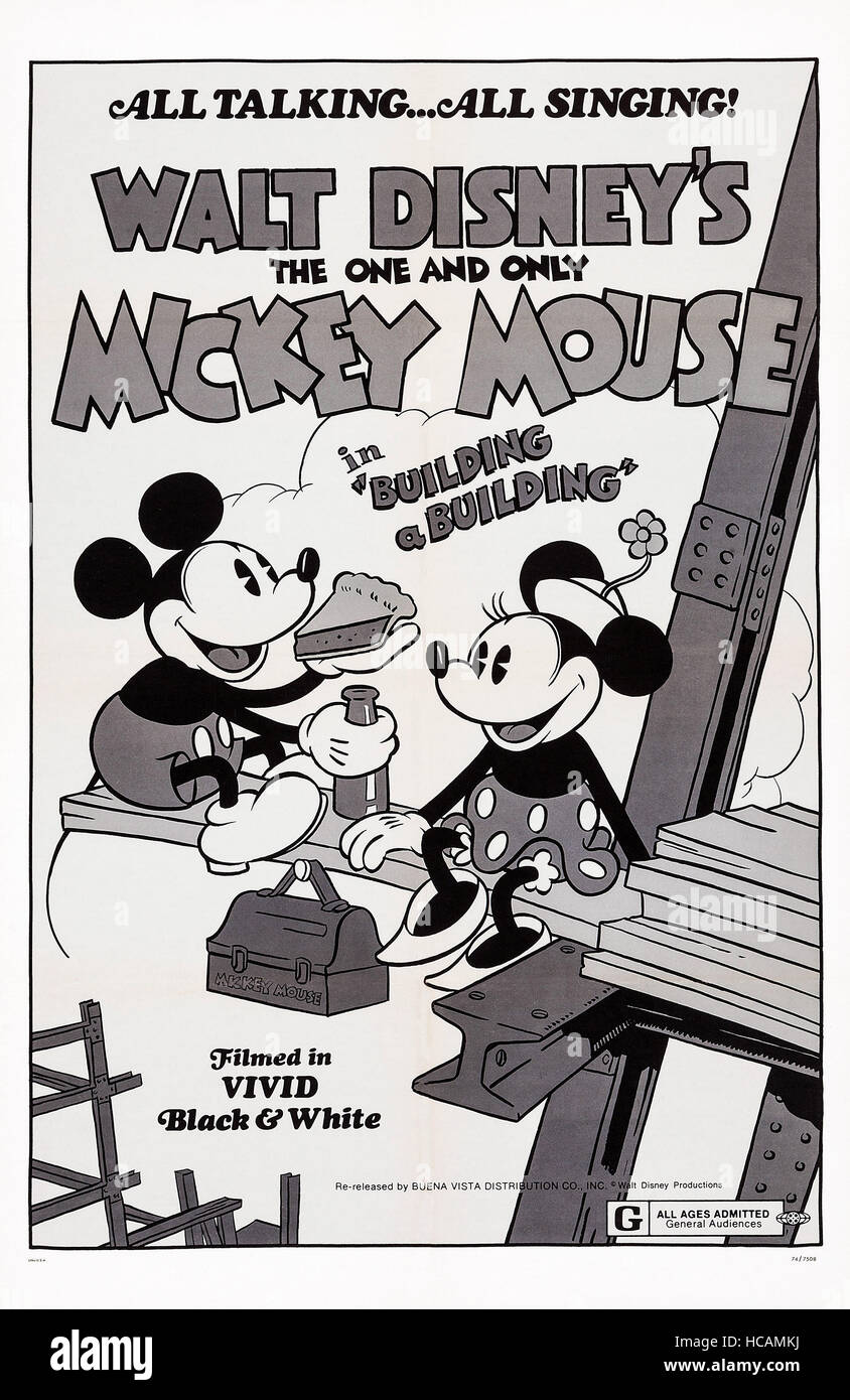 Cartoon mickey and minnie mouse poster Banque d'image et photos - Alamy