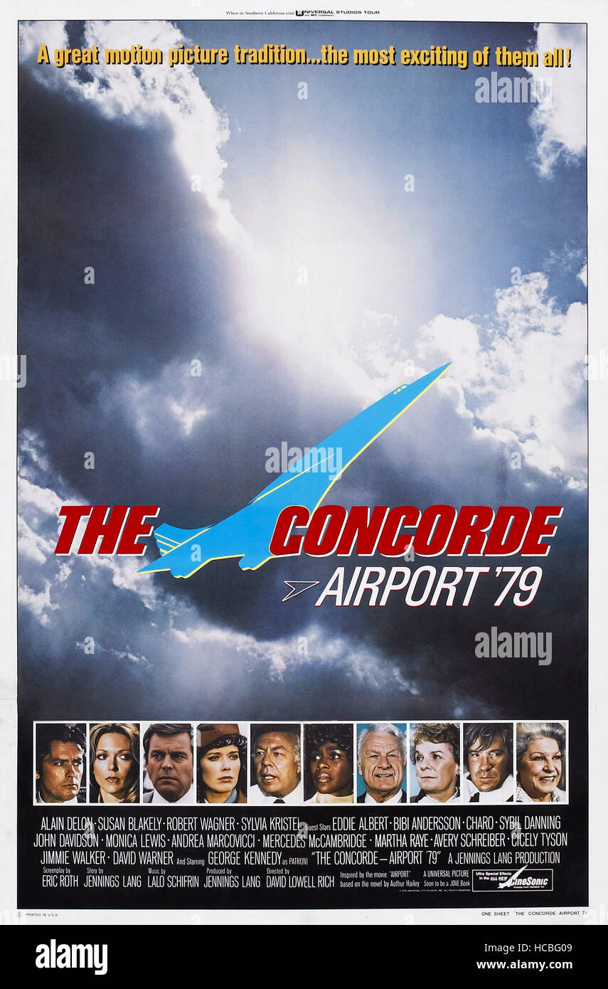 Le Concorde...nous l'aéroport '79, l'affiche, de gauche à droite ...