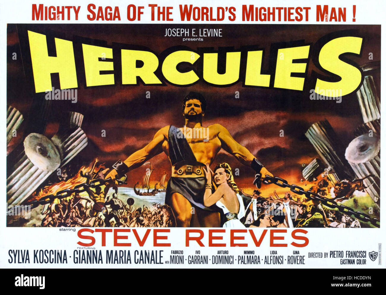 Hercule, (aka LE FATICHE DI ERCOLE), l-r : Steve Reeves, Sylva Koscina ...