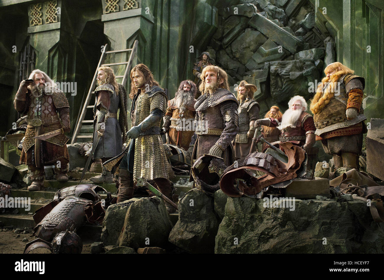 Le Hobbit : LA BATAILLE DES CINQ armées, de gauche à droite : John ...