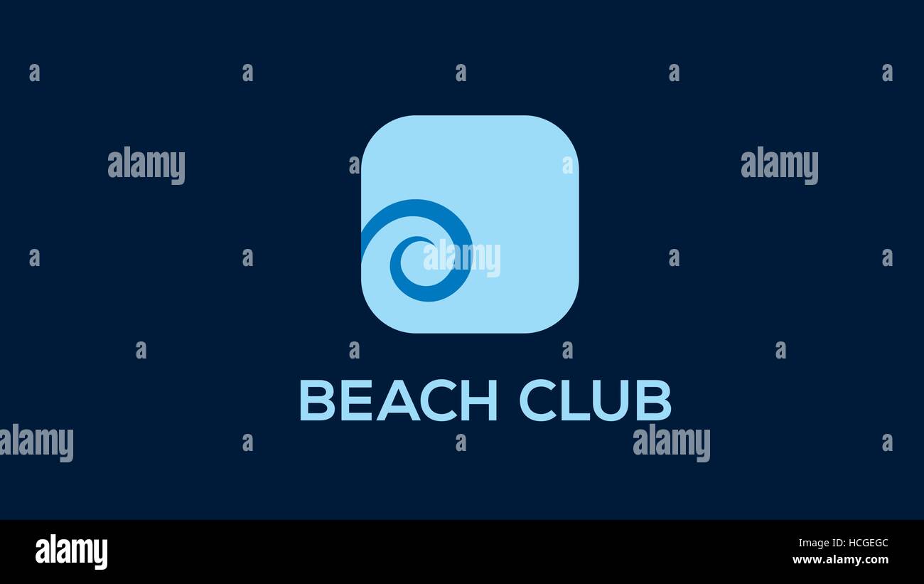 Logo beach club Banque de photographies et d’images à haute résolution ...