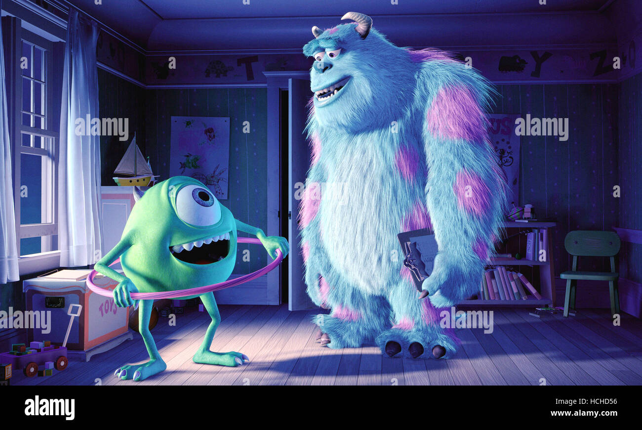 MONSTERS INC., Mike Wazowski, James P. Sullivan (alias 'Sulley'), 2001 ...