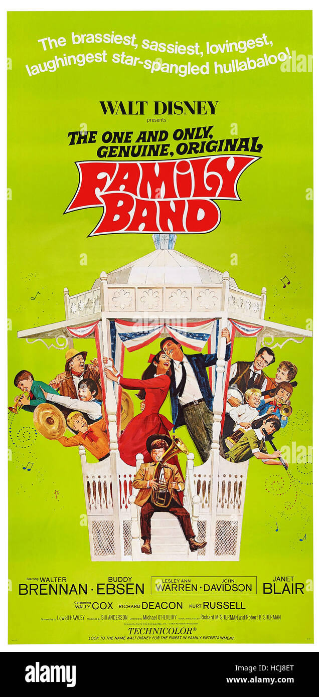 Le SEUL ET UNIQUE, AUTHENTIQUE, ORIGINAL Family Band, US poster art, à ...