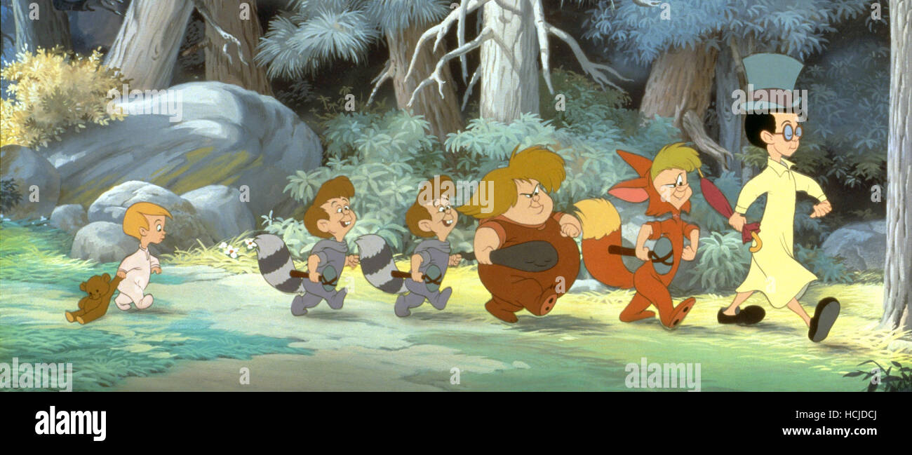 PETER PAN, Michael Darling (à gauche), les garçons perdus, John Darling ...