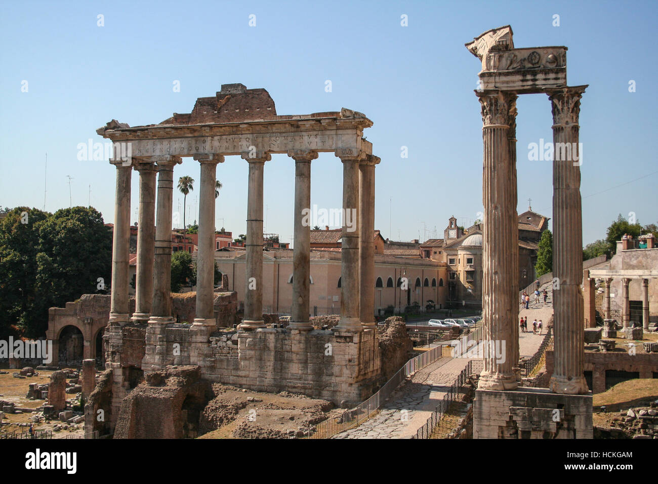 Les rues de la ville de rome Banque de photographies et d’images à ...