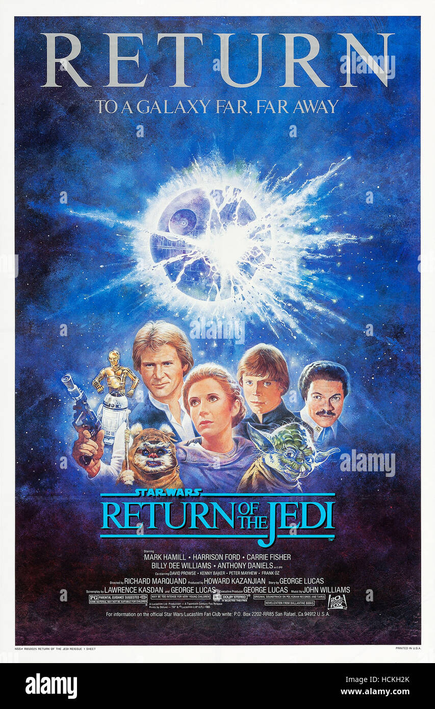 STAR WARS : épisode VI - LE RETOUR DU JEDI, l-r : C-3PO, R2-D2 ...