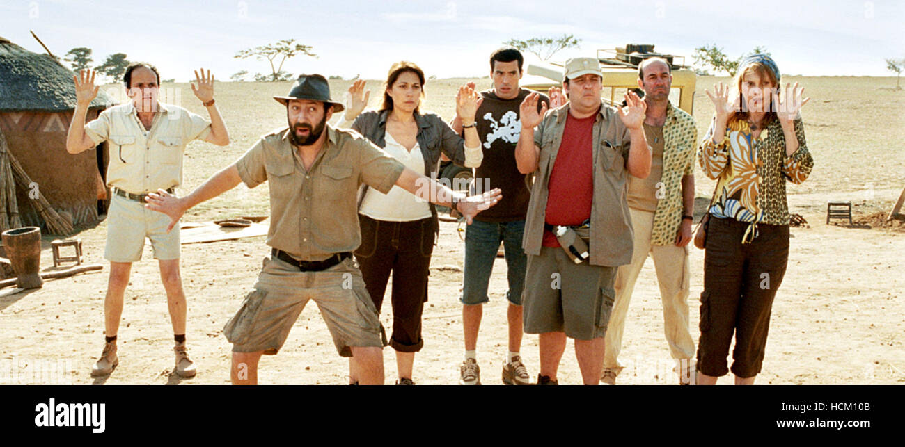 SAFARI, cinq premières, de gauche : Lionel Abelanski, Kad Merad ...