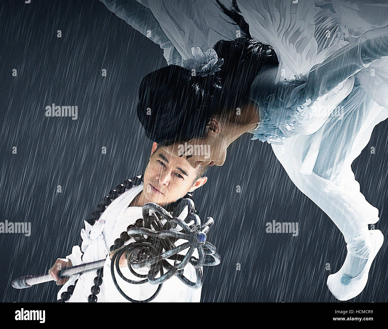 Le Sorcier et le Serpent blanc, (aka ELLE BAI CHUAN SHUO), de gauche ...