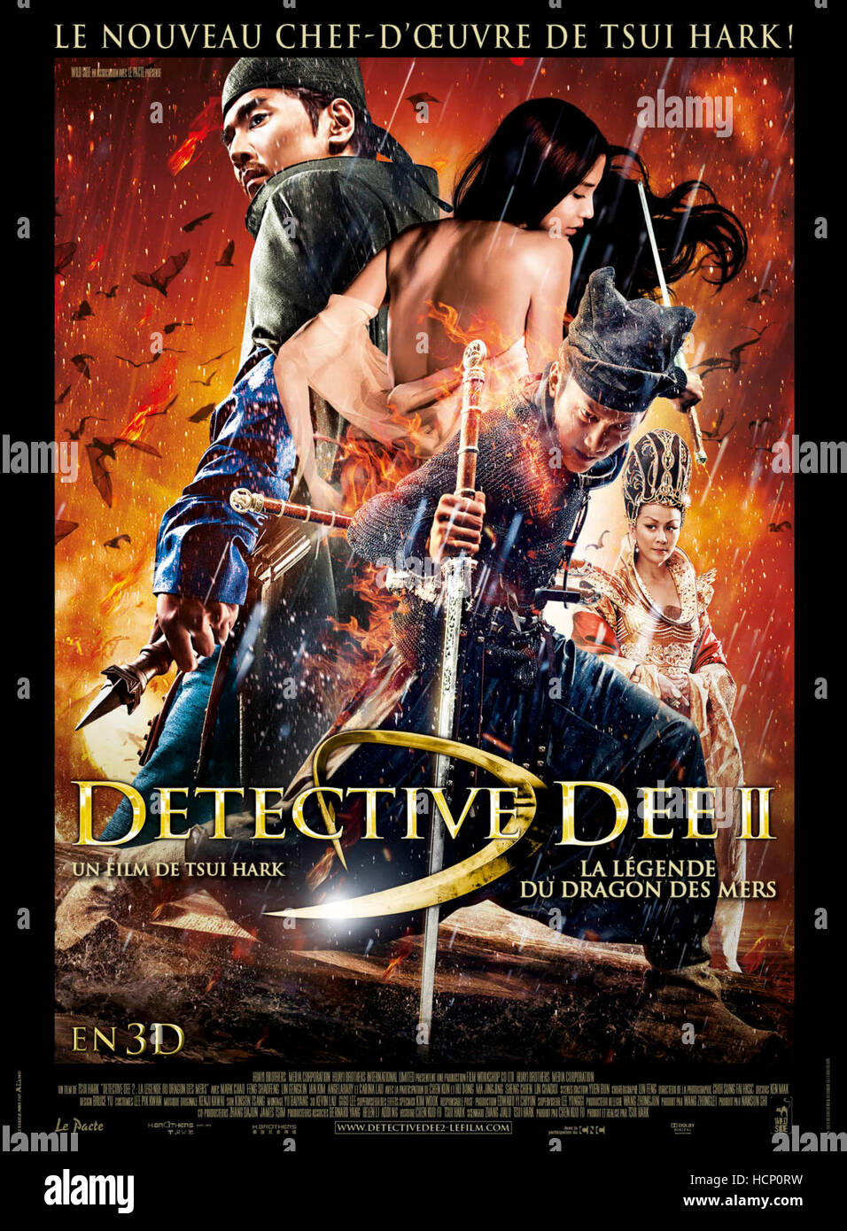 Jeune DÉTECTIVE DEE : MONTÉE DE LA MER, DRAGON (aka DI RENJIE : SHEN DU LONG WANG), l'affiche ...