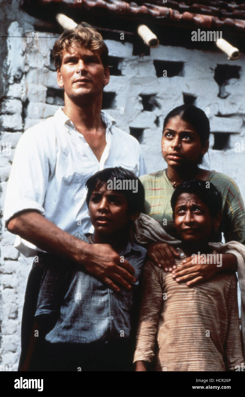 La Cité de la joie, de retour : Patrick Swayze, Ayesha Dharker, Badsah avant : Imran Khan, Santu ...