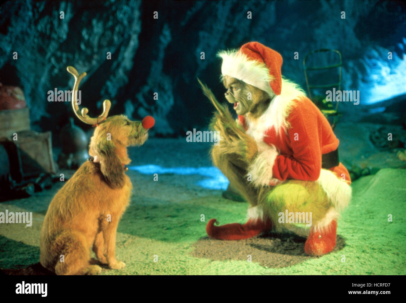 DR. SEUSS' HOW THE GRINCH STOLE CHRISTMAS, Jim Carrey, 2000 Photo Stock ...