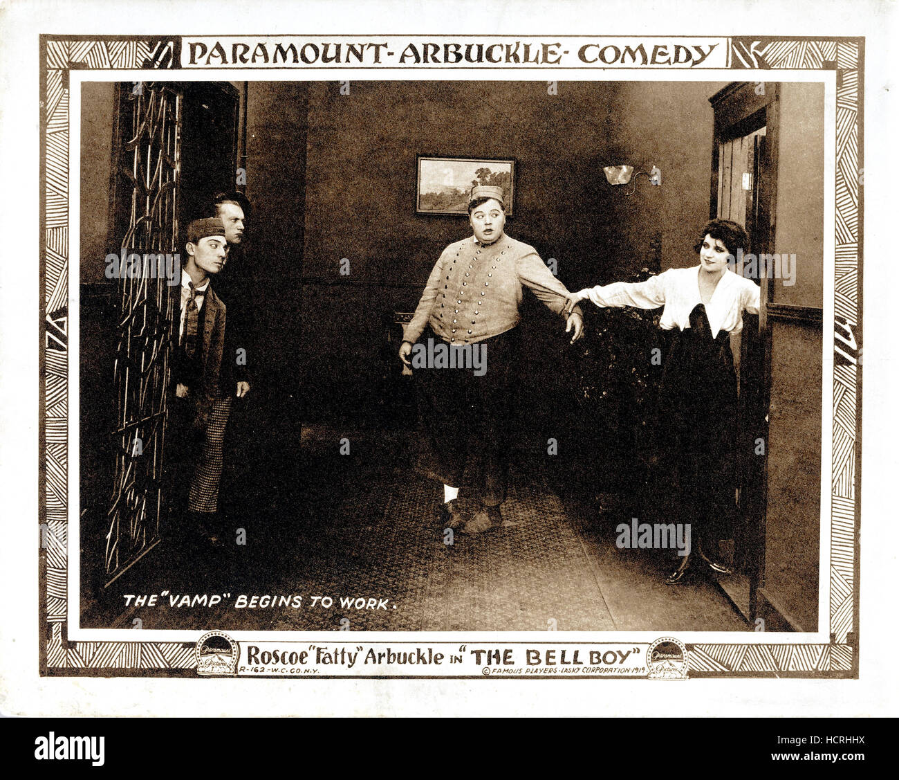 Le groom, Buster Keaton, Al St John, Roscoe 'Fatty' Arbuckle, Alice ...