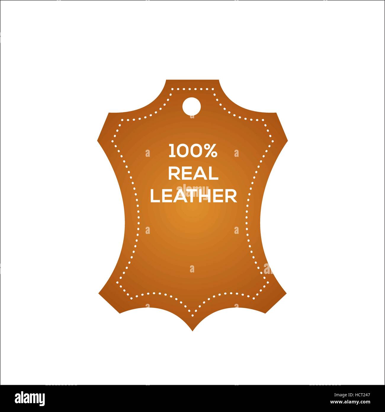 Vecteur de cuir véritable label. Cuir véritable signe (symbole, icône ...