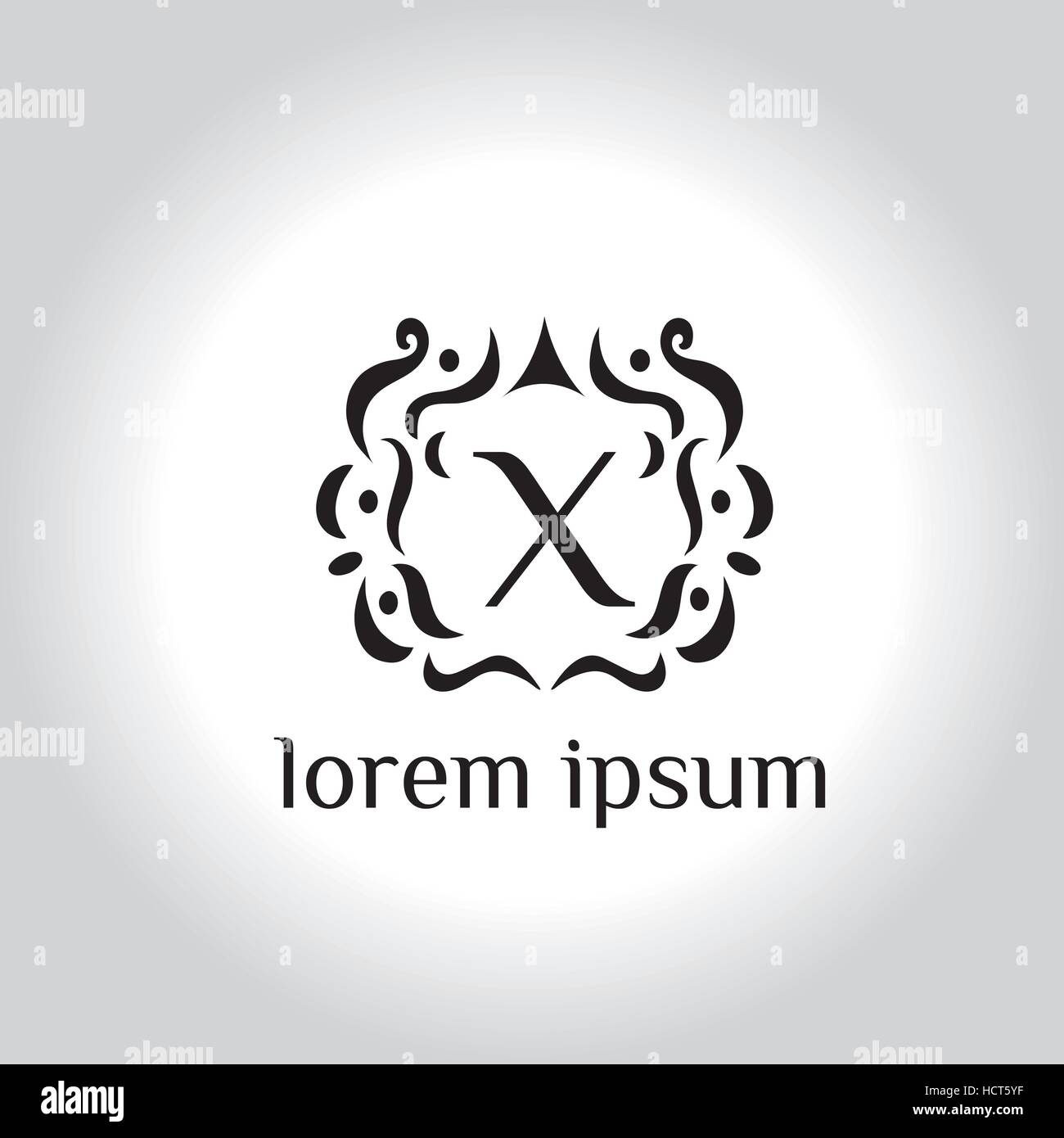 X lettre business logo vector design. Lettre initiale de l'identité de ...