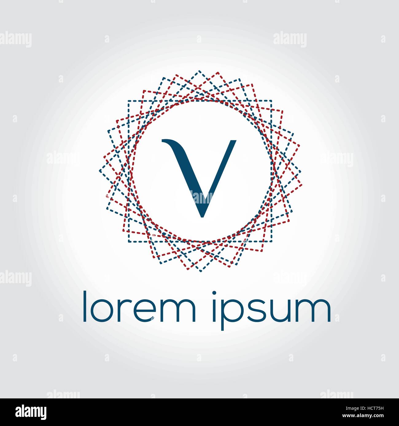 Lettre V business logo vector design. Lettre initiale de l'identité de ...