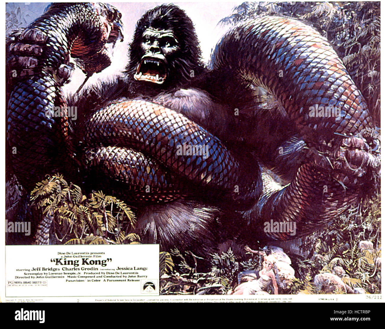 Jessica Lange King Kong 1976 Banque d'image et photos - Alamy