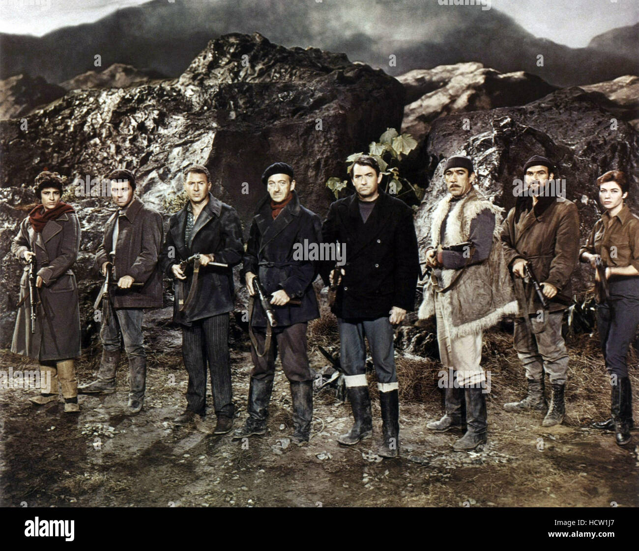 Les Canons de Navarone, Irene Papas, James Darren, Anthony Quayle ...