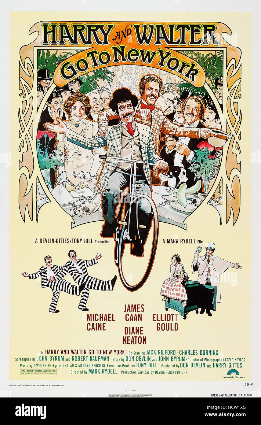 HARRY ET WALTER RENDEZ-VOUS À NEW YORK, US poster art, haut de gauche à ...