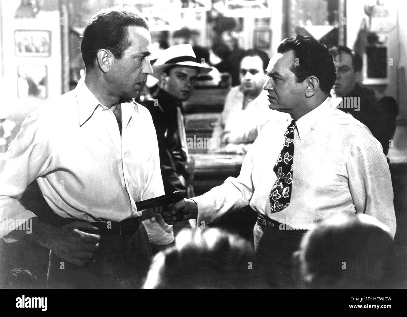 KEY LARGO, Humphrey Bogart, Edward G. Robinson, 1948, de menacer d'une ...