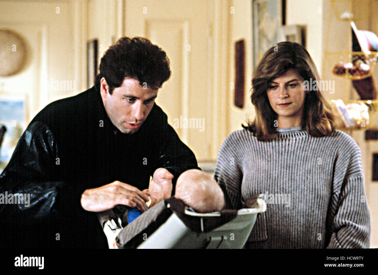 LOOK WHO'S TALKING, John Travolta, Jason Schaller, Kirstie Alley, 1989 Photo Stock - Alamy