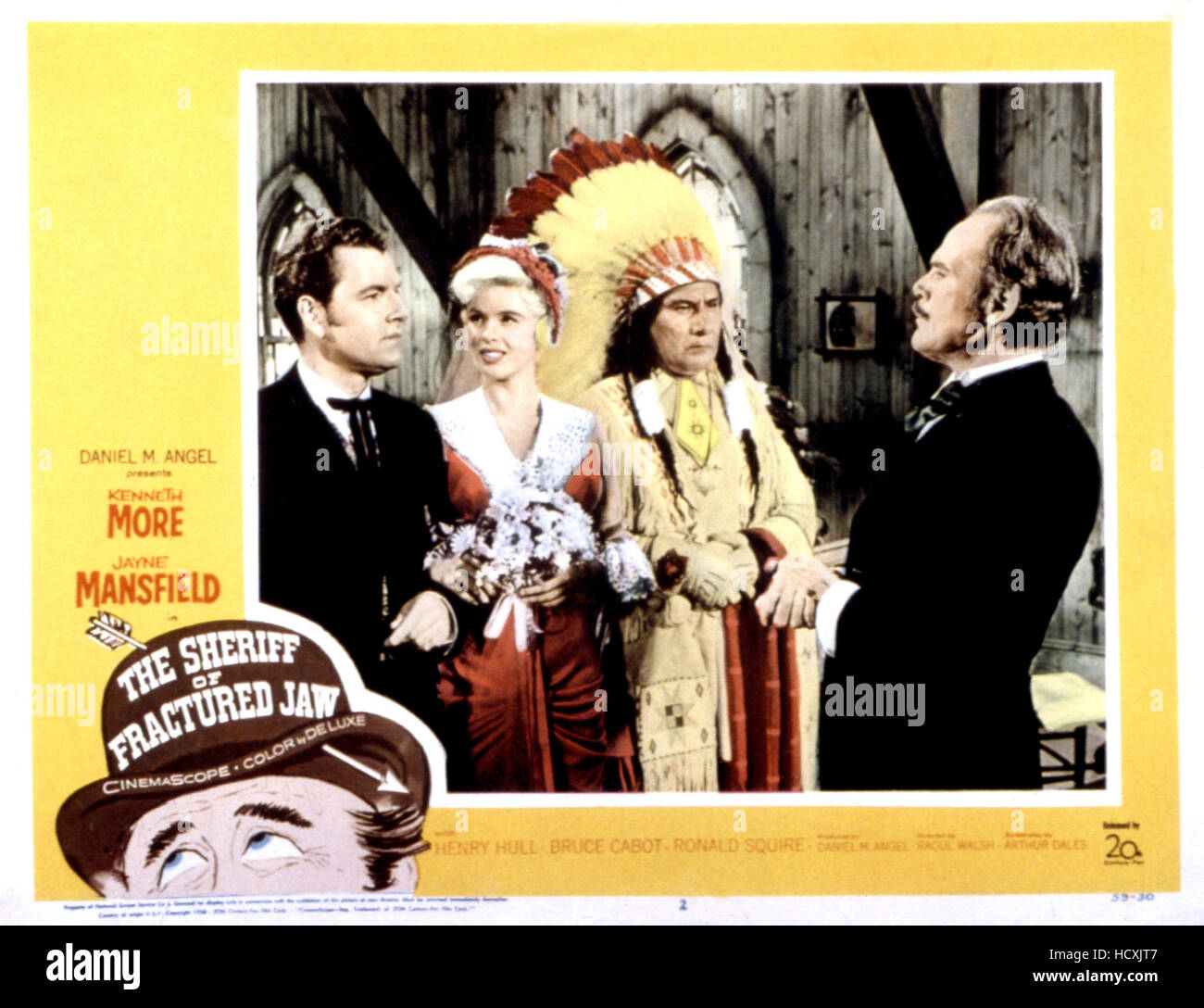 Le shérif de la mâchoire fracturée, Kenneth More, Jayne Mansfield ...